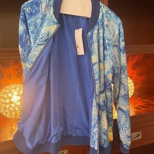 Jackets & Coats | Van Gogh Starry Night Bomber Jacket From Immersive ...